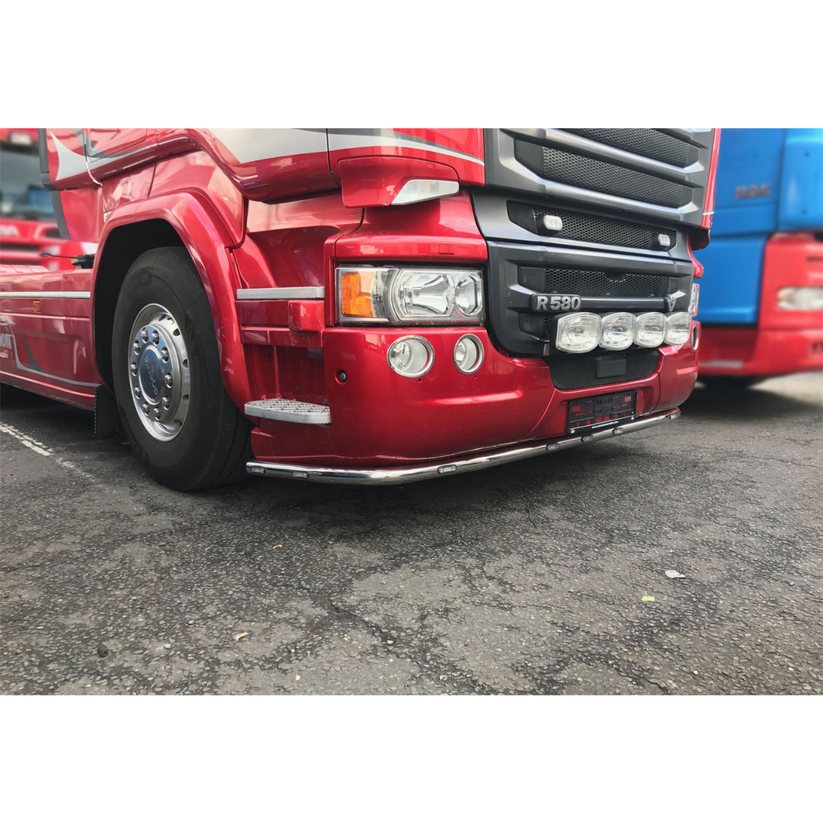 Stainless Steel Bumper light Bar | Scania P-G-R-Series