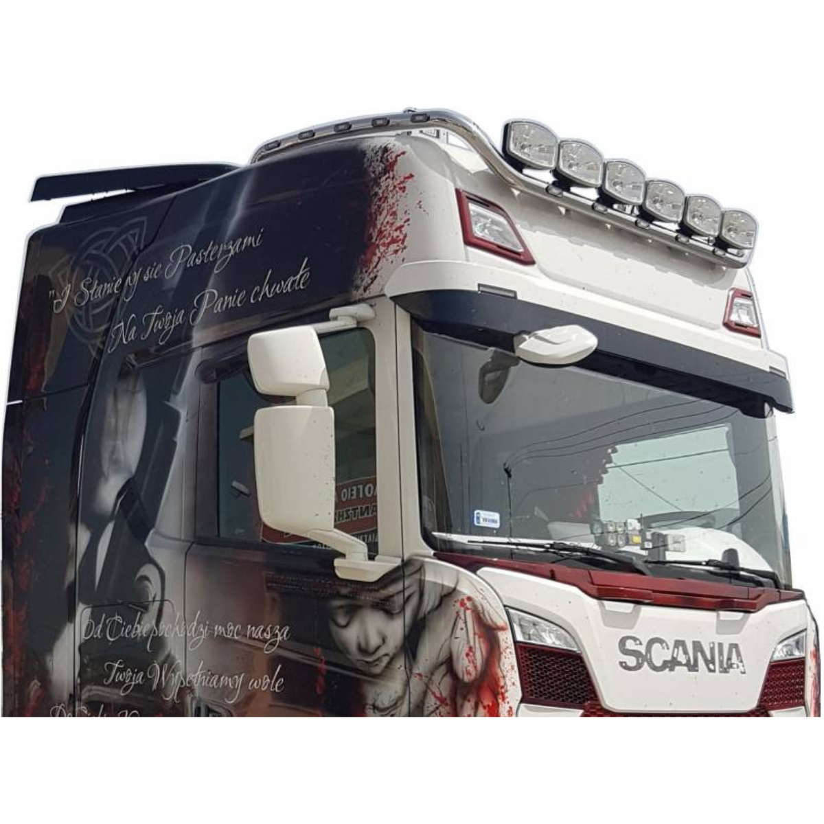 Scania Next-Gen top bar (6 brackets) (Long)